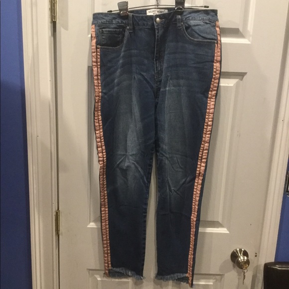 Velvet Heart | Jeans | Ribbon Denim Jeans | Poshmark